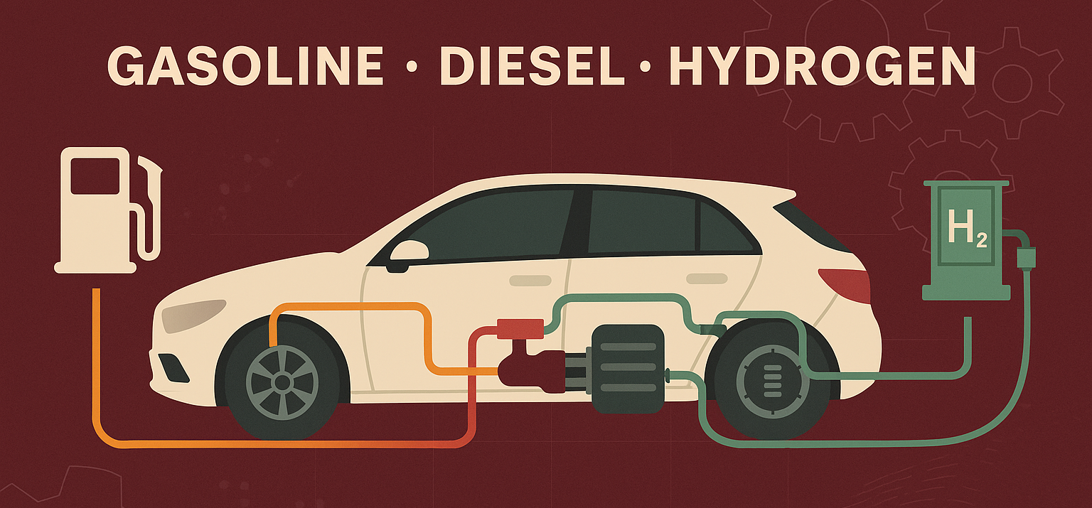 Applications - Gasoline, Diesel and Hydrogen